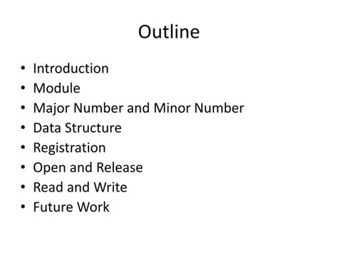 Linux Char Device Driver Ppt