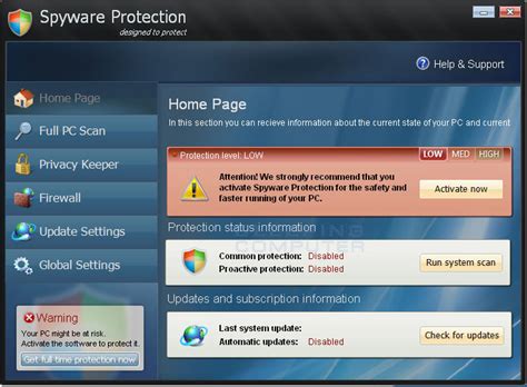 Remove Spyware Protection Uninstall Guide