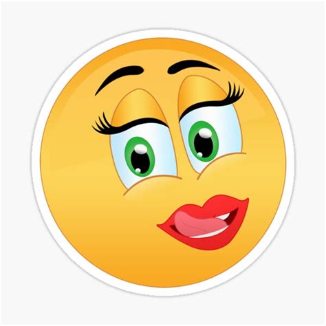 Sexy Emoji Sticker For Sale By Emojihut Redbubble