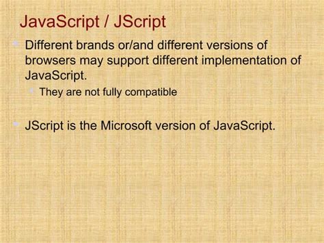 Javascript Ppt