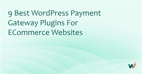 9 Best WordPress Payment Gateway Plugins For ECommerce Websites InstaWP