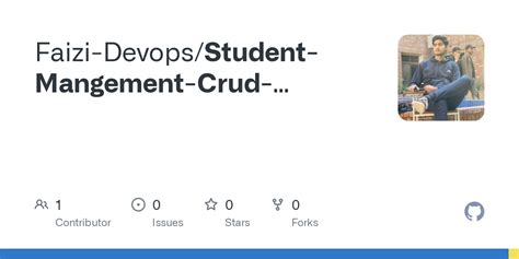 GitHub Faizi Devops Student Mangement Crud Opration