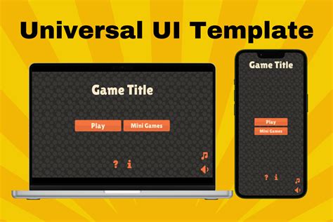 Universal Game Ui Template Systems Unity Asset Store