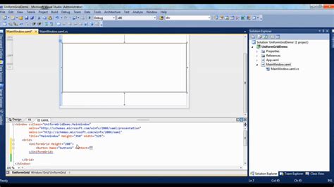 WPF TUTORIALS Uniform Grid Control Layout Control YouTube
