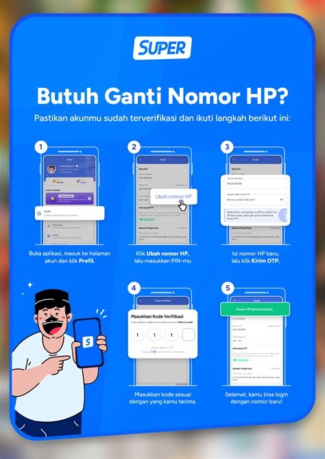 Ubah Nomor HP Di SuperApp Nggak Perlu Hubungi CS Lagi