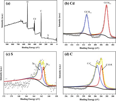 A Xps Wide Scan Spectrum Of Water Soluble Cds Quantum Dot