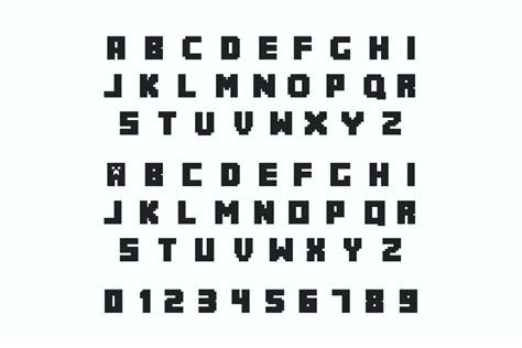 Minecraft Font Free Download Fontswan