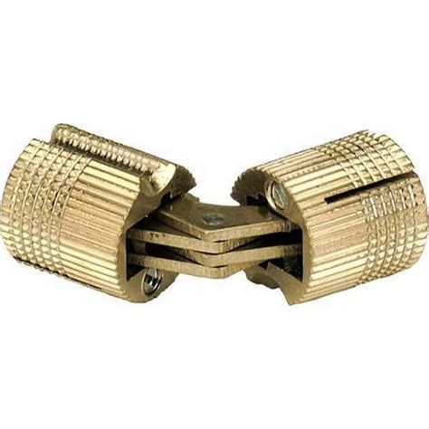 Invisible 16mm Barrel 180˚ Opening Hinge Solid Brass Würth Baer