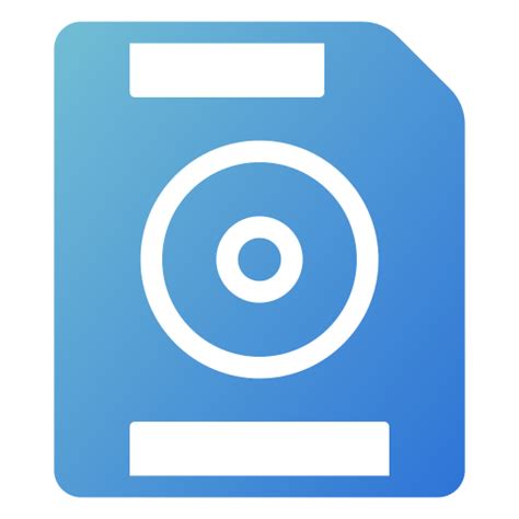 Diskette Generic Gradient Fill Icon