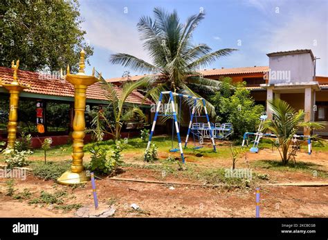 Small Playground Outside The Keerimalai Kassi Wisvanathar Temple In Keerimalai Jaffna Sri