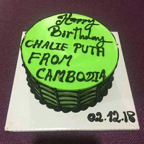 Charlie Puth Birthday Cake Unlimited Blogged Custom Image Library