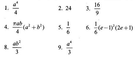 Double Integration Worked Examples Exercise With Answers