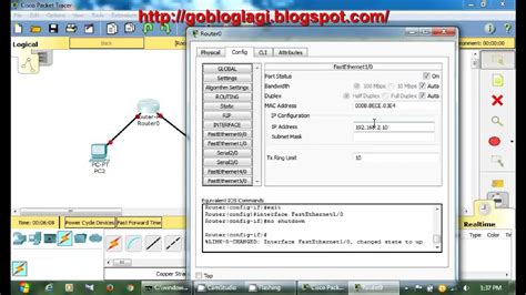Router Configuration Step By Step Cisco Packet Tracer Basic