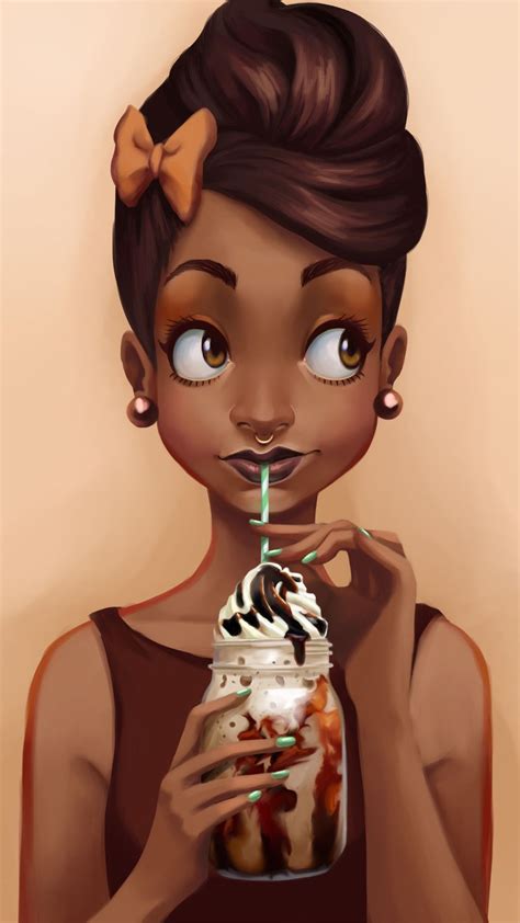 Black Girl Cartoon Art Telegraph