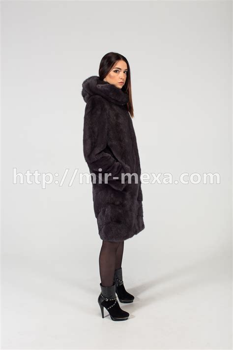 Жіноча шуба з натурального хутра норки Світ Шкіри та Хутра