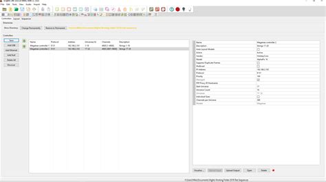 Controller Setup Visualizer Splits String Megatree Across Port Alphapix Controllers With