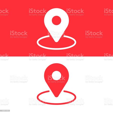 위치 핀 벡터 아이콘입니다 포인트 네비게이션 Gps 마크 또는 기호 방향 위치에 대한 태그입니다 위치 요소 지도 지도 핀 아이콘에 대한 스톡 벡터 아트 및 기타 이미지