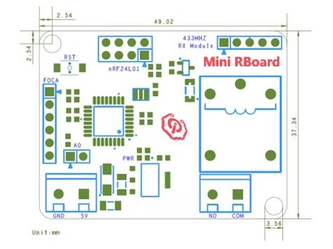 Arduino Compatible Mini Rboard CuteDigi