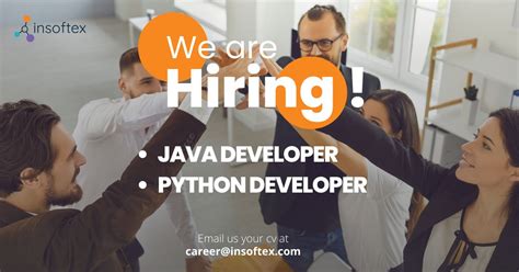 Insoftex On Linkedin Hiring Joinourteam Insoftex Javadeveloper Pythondeveloper