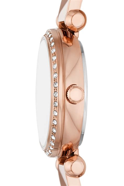 Fossil Часовник от неръждаема стомана със седефен циферблат Rose Gold Emag Bg