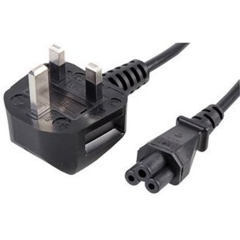 Iec C5 Clover To 3 Pin Uk Plug Fused At 13 A On A 5 M Lead