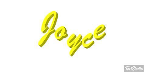 Joyce Name Animated  Logo Designs