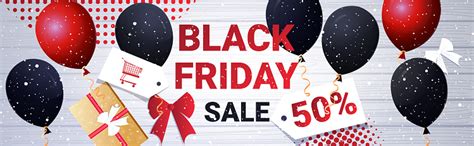 풍선 큰 판매 블랙 프라이데이 전단지 특별 제공 프로모션 마케팅 휴일 쇼핑 개념 광고 캠페인 수평 배너와 선물 상자 가격에 대한 스톡 벡터 아트 및 기타 이미지 Istock
