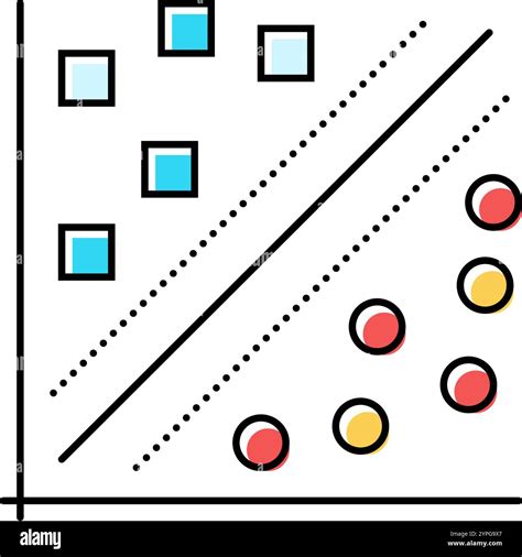 K Nearest Neighbors Knn Algorithm Color Icon Vector Illustration Stock Vector Image And Art Alamy