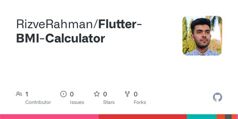 Github Rizverahman Flutter Bmi Calculator