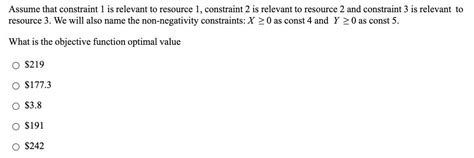 Solved Variable Cells Final Value Objective Coefficient Cel