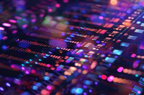 Premium Photo A Detailed Shot Of A Dna Sequencing Gel Showcasing