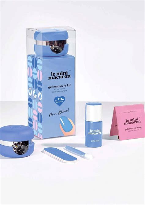 Le Mini Macaron Gel Manicure Kit Fleur • Se Priser