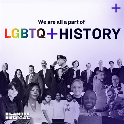 Lambda Legal As We Celebrate Lgbtq History Month We