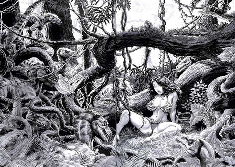 Los Cómics De Machete Cavewoman El Arte De Budd Root En 100 Imágenes
