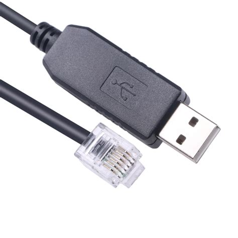 Usb To Rj11 Rj12 Rs232 Serial Converter Cable For Keyence Plc Communication Cable