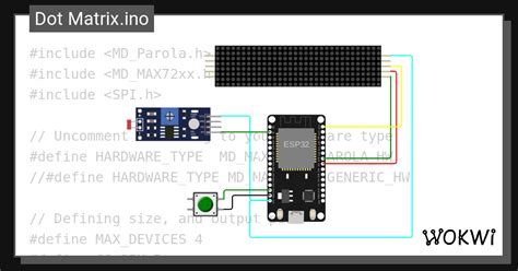 Dot Matrix Ldr Wokwi Esp32 Stm32 Arduino Simulator