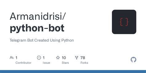 Github Armanidrisipython Bot Telegram Bot Created Using Python
