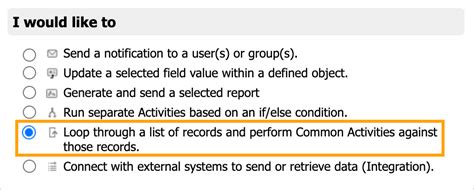 Workflow Activities Help Center