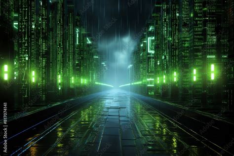 Labeled Ai Coding Challenge On Screen Front View Matrix Code