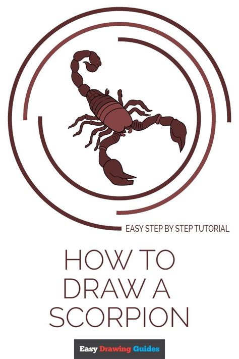 How To Draw A Scorpion Really Easy Drawing Tutorial Drawing Tutorial Easy Easy Drawings