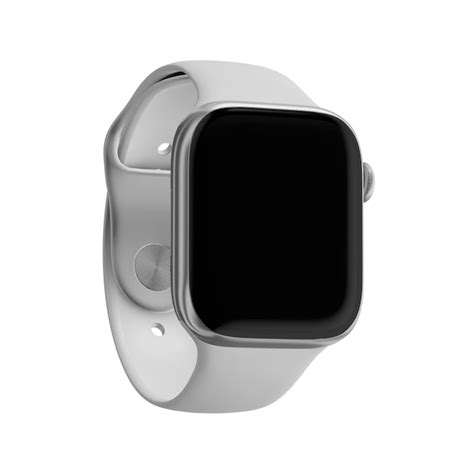 Изображение пустых сенсорных часов изолированных на белом фоне Премиум Фото