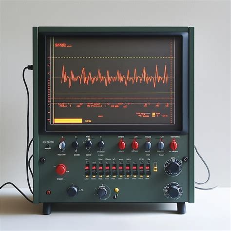Oscilloscope With Waveform Display And Adjustable Controls Premium Ai