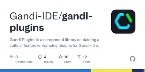 Github Gandi Idegandi Plugins Gandi Plugins Is A Component Library Containing A Suite Of