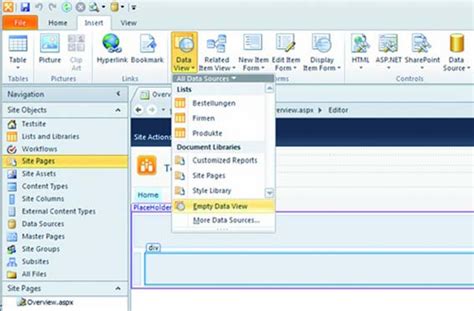 Datenquellen Im Griff Mit Sharepoints Dataformwebpart Heise Online