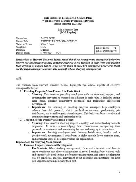 Short Notes Of Pom Pdf