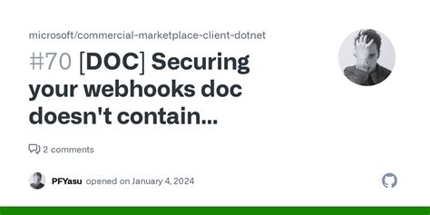 Doc Securing Your Webhooks Doc Doesnt Contain Expected Claim · Issue 70 · Microsoft
