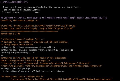 Gdal Config Not Found While Installing Packages Mac M1 Ventura General Posit Community
