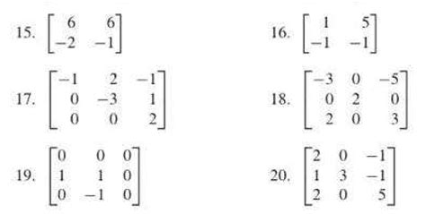 Solved In Exercises 13 20 A Matrix A Is Given Find If Chegg Com