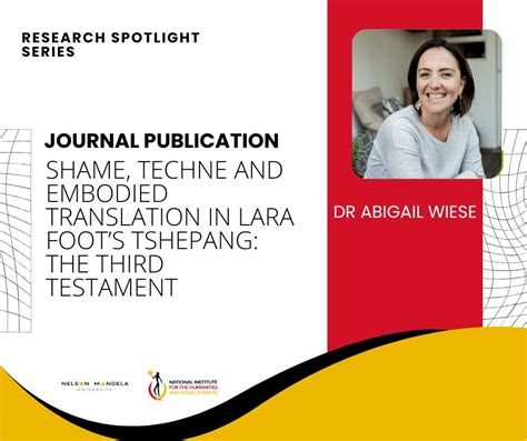 This Week The Nihss Proudly Spotlights The Exceptional Research Of Our