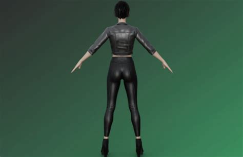 realistic game character model ue unity human model for web or game